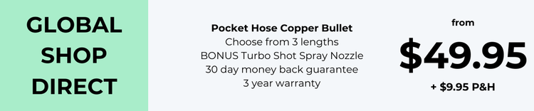 Global Shop Direct Pocket Hose Copper Bullet + Bonus – YouTV Home Shopping