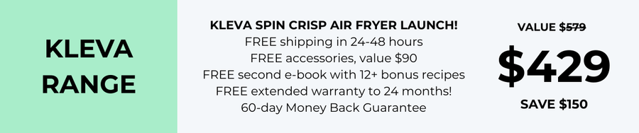 Kleva Spin Crisp Rotating Digital Air Fryer Launch – YouTV Home Shopping